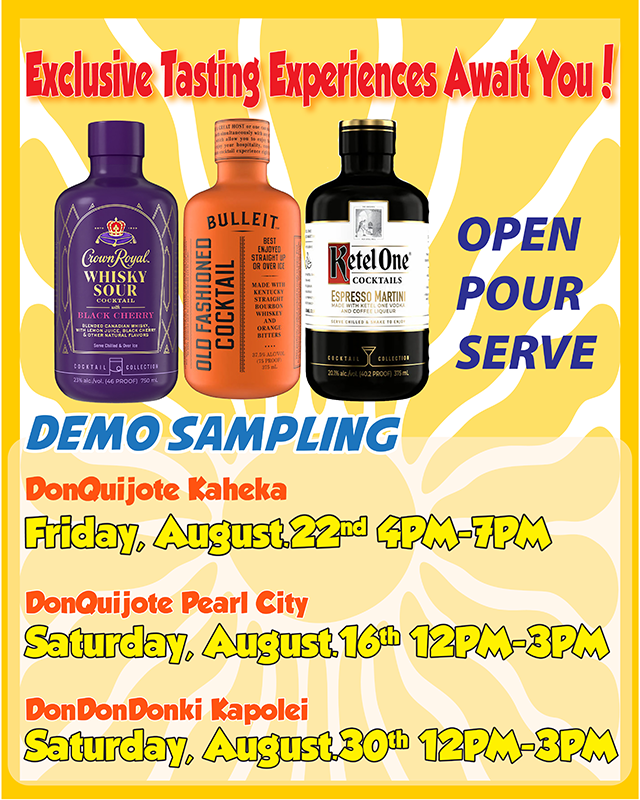 Cocktail Collections | Don Quijote Hawaii